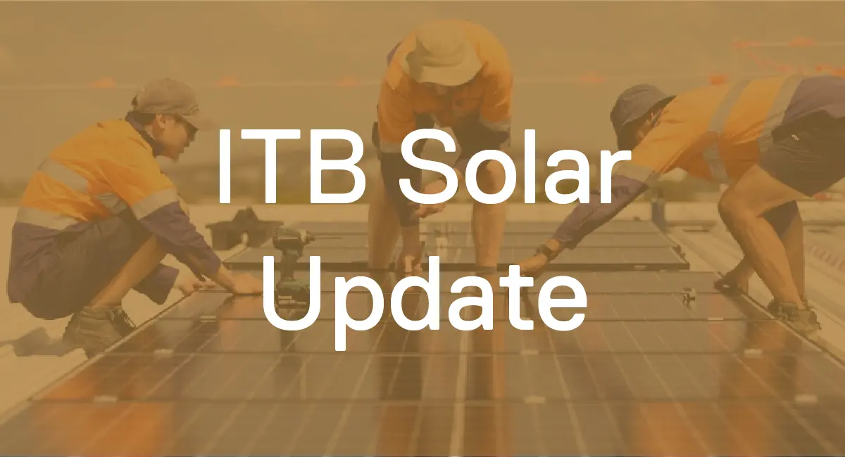 August 1: ITB Solar - Substation Changeovers | BNE Community