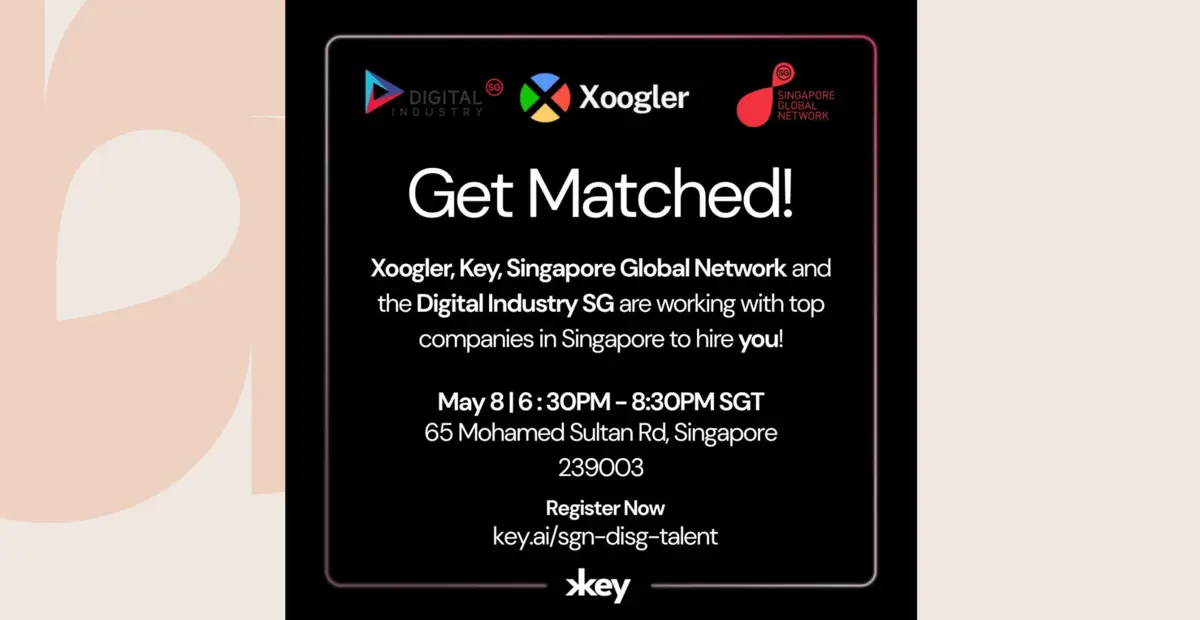 Get Matched! - SGN x DISG x Xoogler | Singapore Global Network